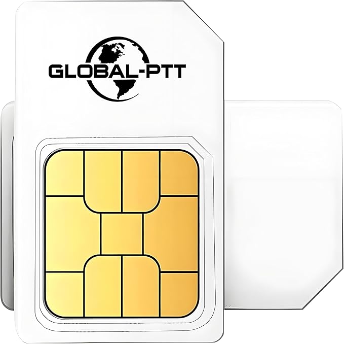 2-Pack Prepaid IoT SIM Card | 360-Day 4G LTE Exclusive for Global-PTT