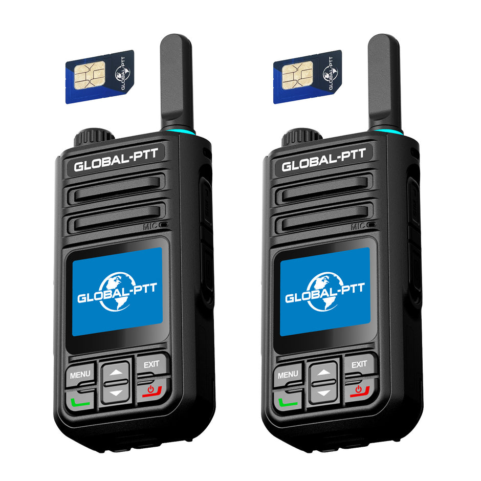 GLOBAL-PTT G9 PoC Radios Unlimited Range - 4G LTE Nationwide PTT Long