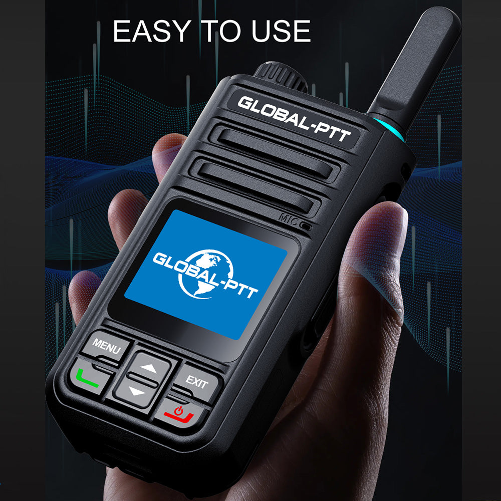 GLOBAL-PTT G9 PoC Radios Unlimited Range - 4G LTE Nationwide PTT Long