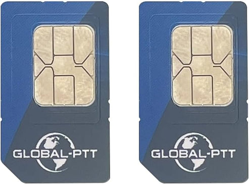 2-Pack Prepaid IoT SIM Card | 360-Day 4G LTE Exclusive for Global-PTT
