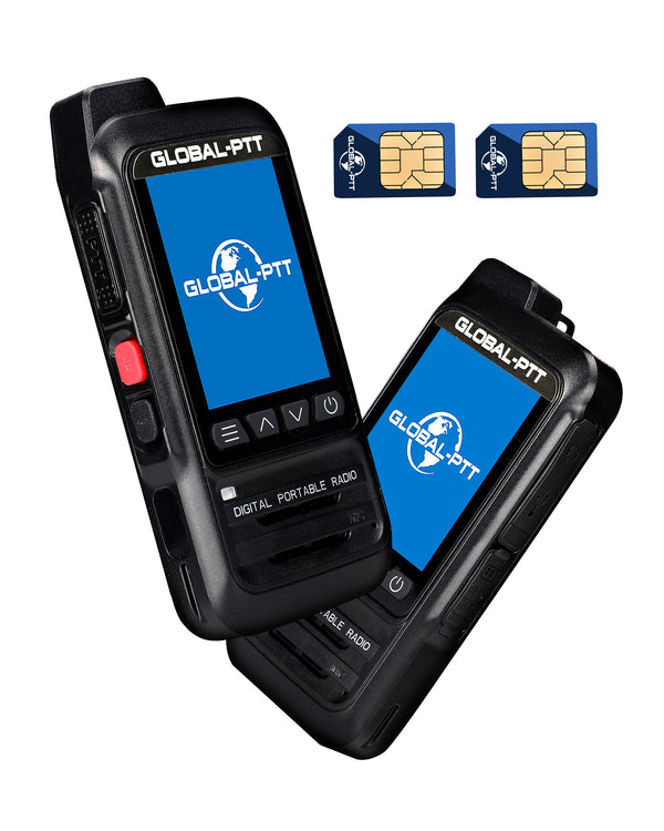 GLOBAL-PTT P0 PoC Radios Unlimited Range - IP67 Floating 4G LTE Nation