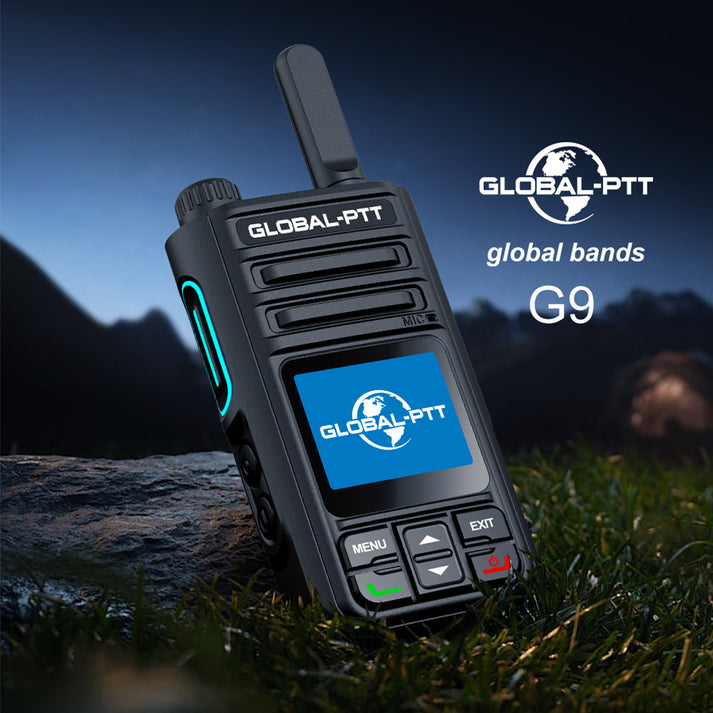 GLOBAL-PTT G9 PoC Radios Unlimited Range - 4G LTE Nationwide PTT Long